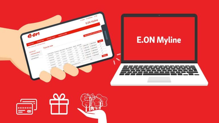 EON MyLine. Contul Meu. Facturi si plata. Index consum 2025