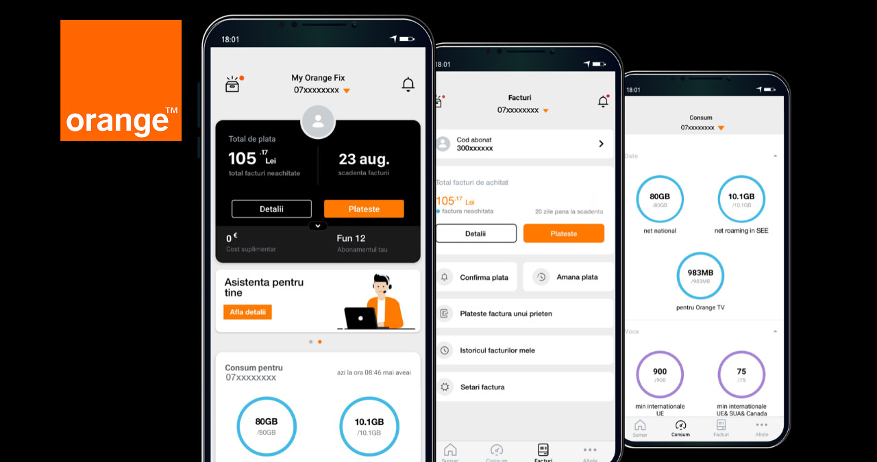 Aplicația My Orange – Istoric, Plată Online Factură și Cont